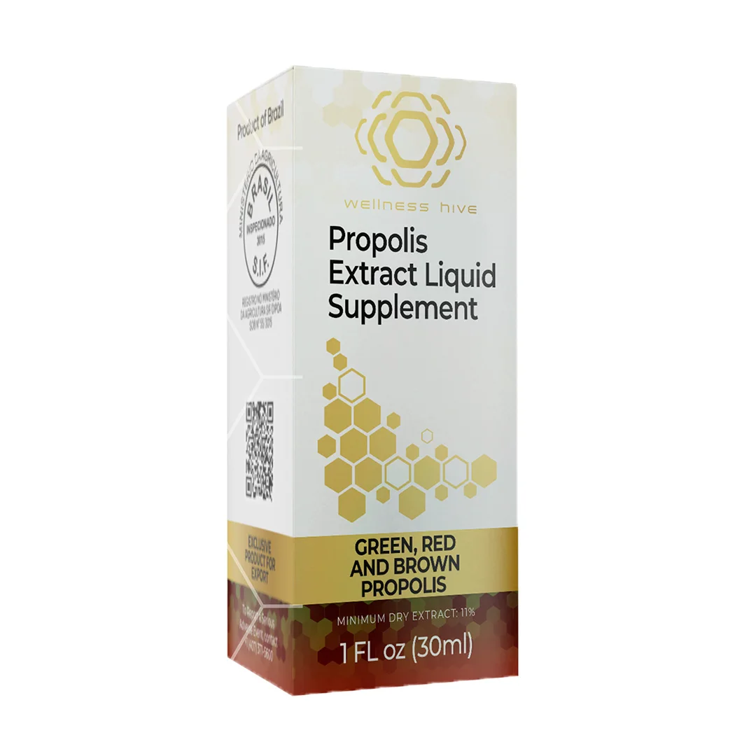 Propoflex Power Blend - Green,Red And Brown Propolis 30ml Drops - Dry ...