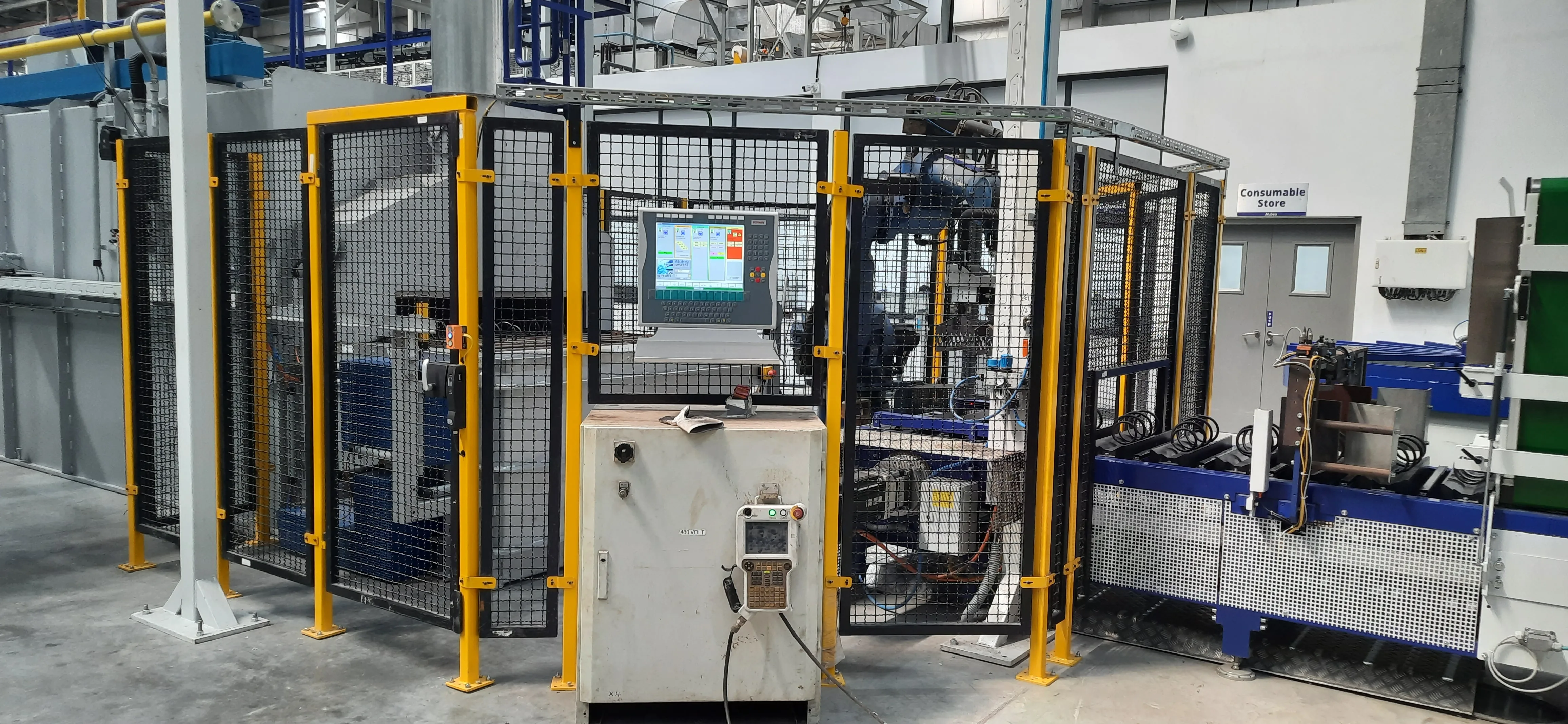 Industrial Machine Safety Fencing - Infinity Engineering Services - Buy ...