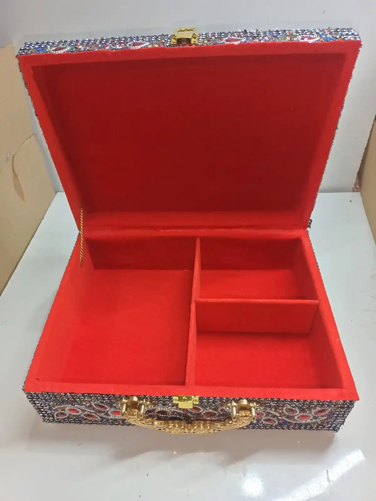 Custom Made Lac Boxes With Bead Work Ideal for Use in Weddings and ...