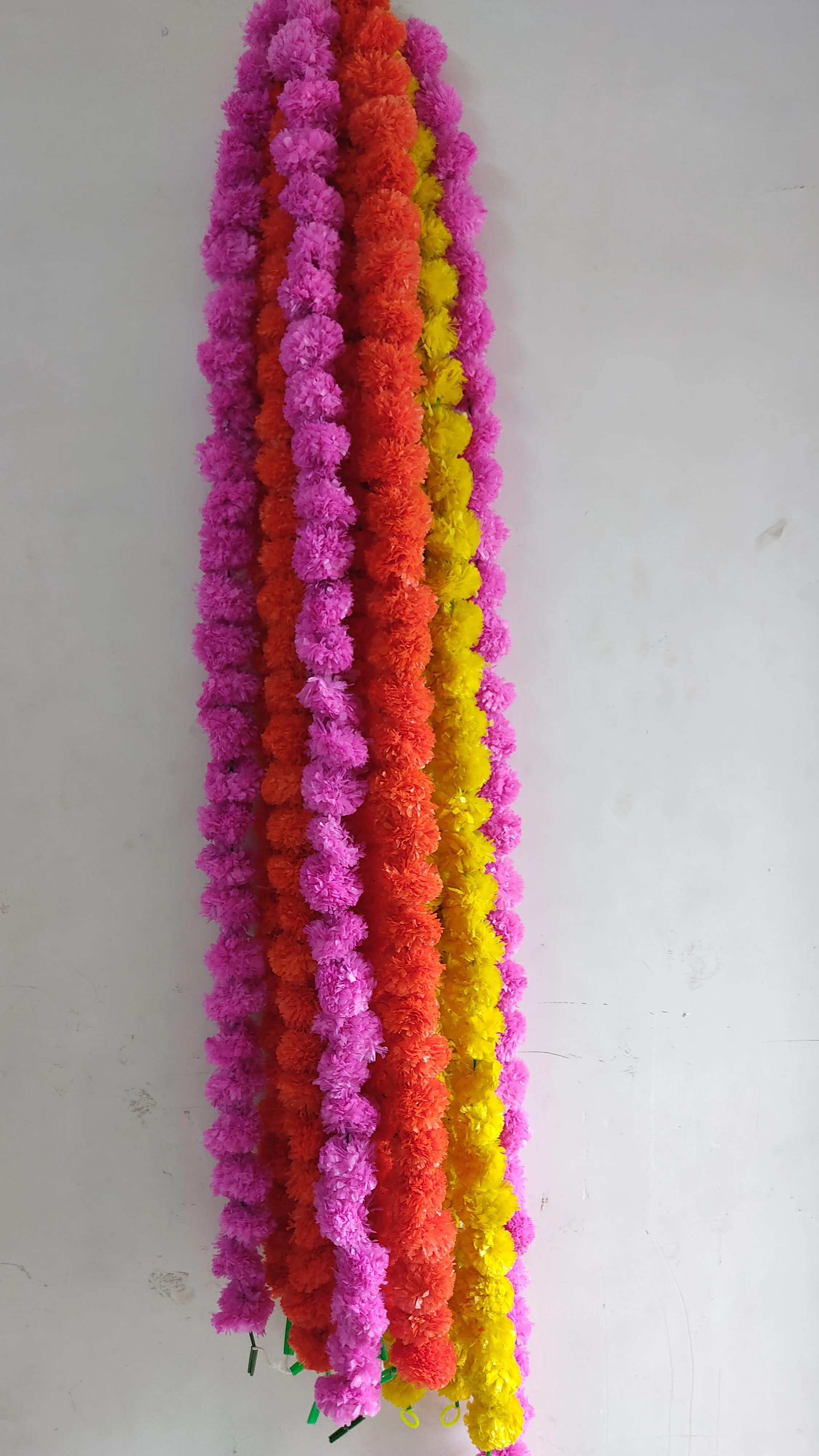 Artificial Wholesale Marigold Flower Garland String for Wedding and ...
