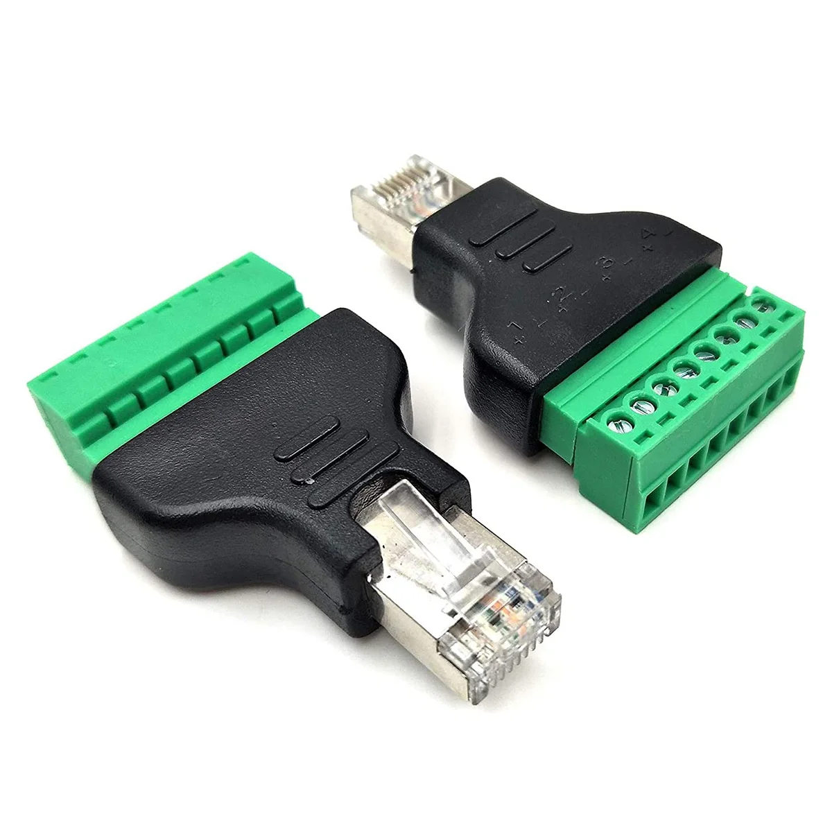 Rj45 Screw Terminal Network Ethernet Adapter,Breakout Board 8p8c Male ...