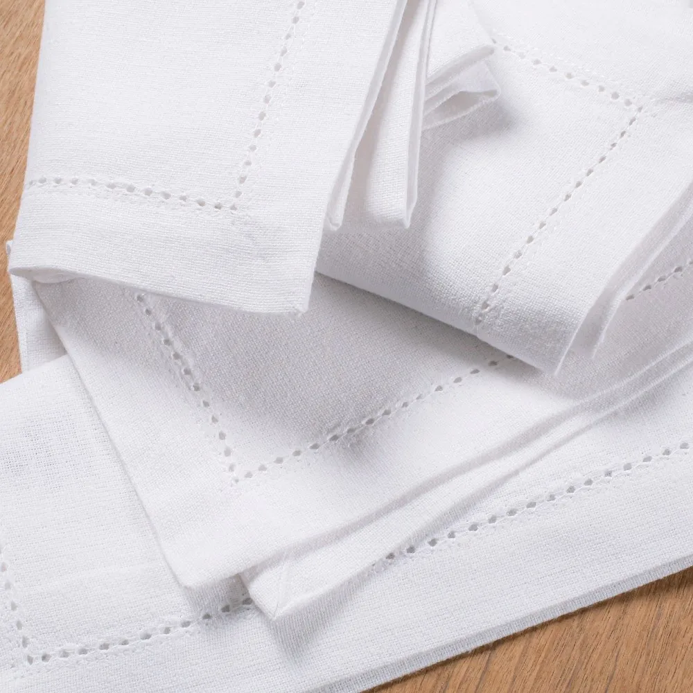 Best Deal 2023 Hem Stitch Napkin With Solid Colored & Custom Size ...