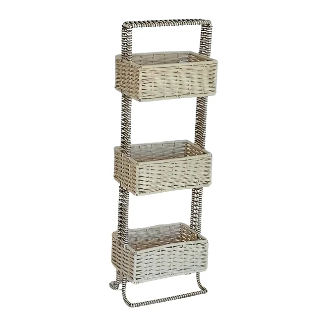 Three-tier Shelf,Made Of Super Durable Plastic Cord Material,Suitable ...
