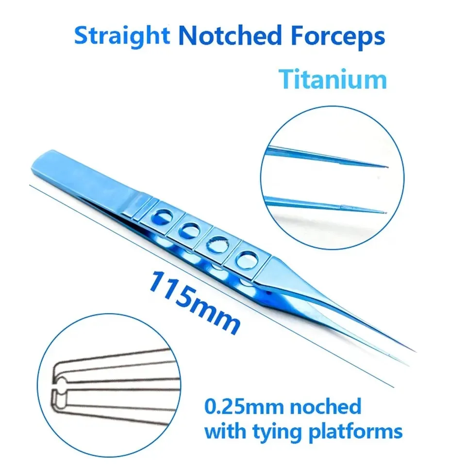 New Titanium Ophthalmic Eye Tying Forceps High Quality Ophthalmology ...