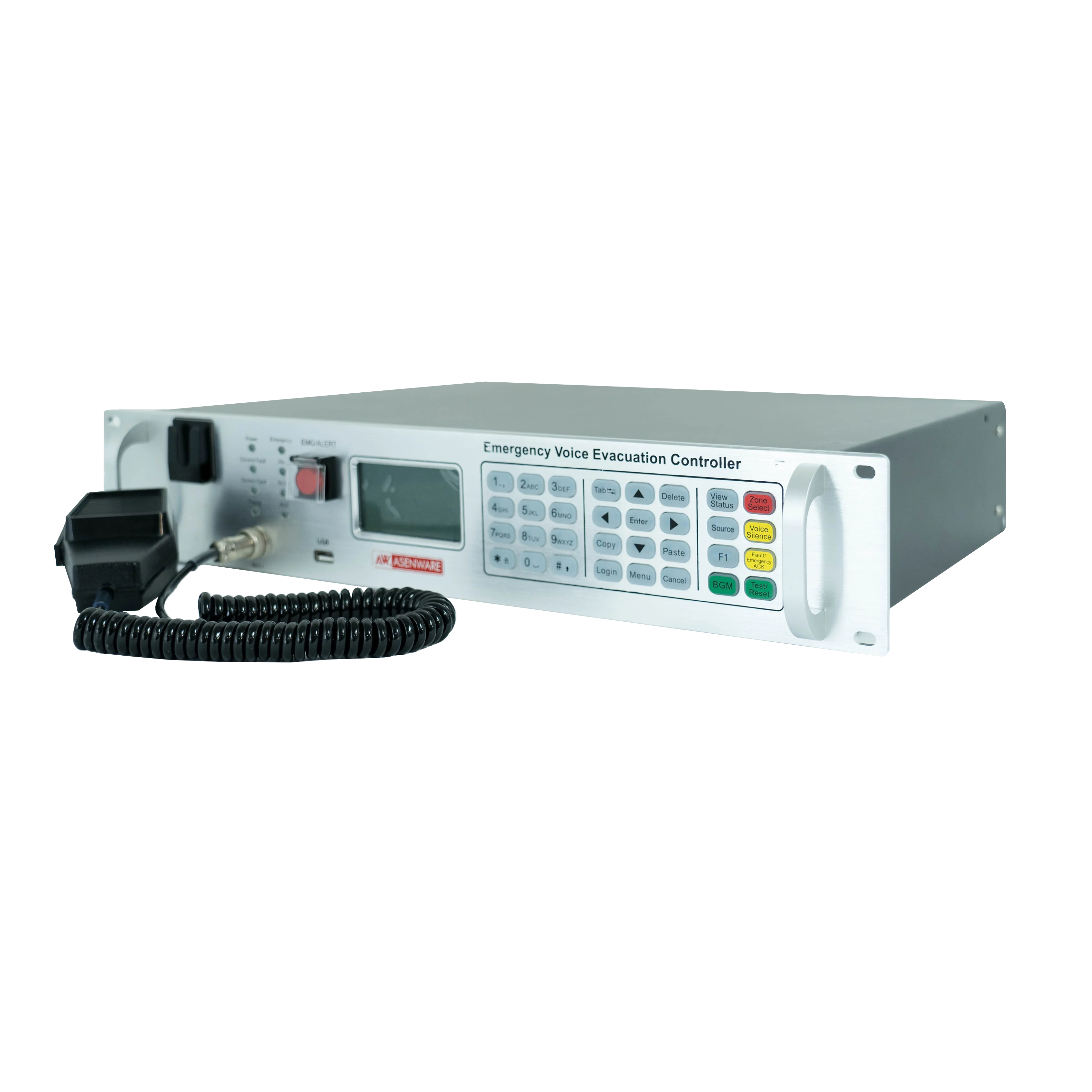 2 Loops Of Paging Input Interfaces Emergency Voice Controller With 60 ...