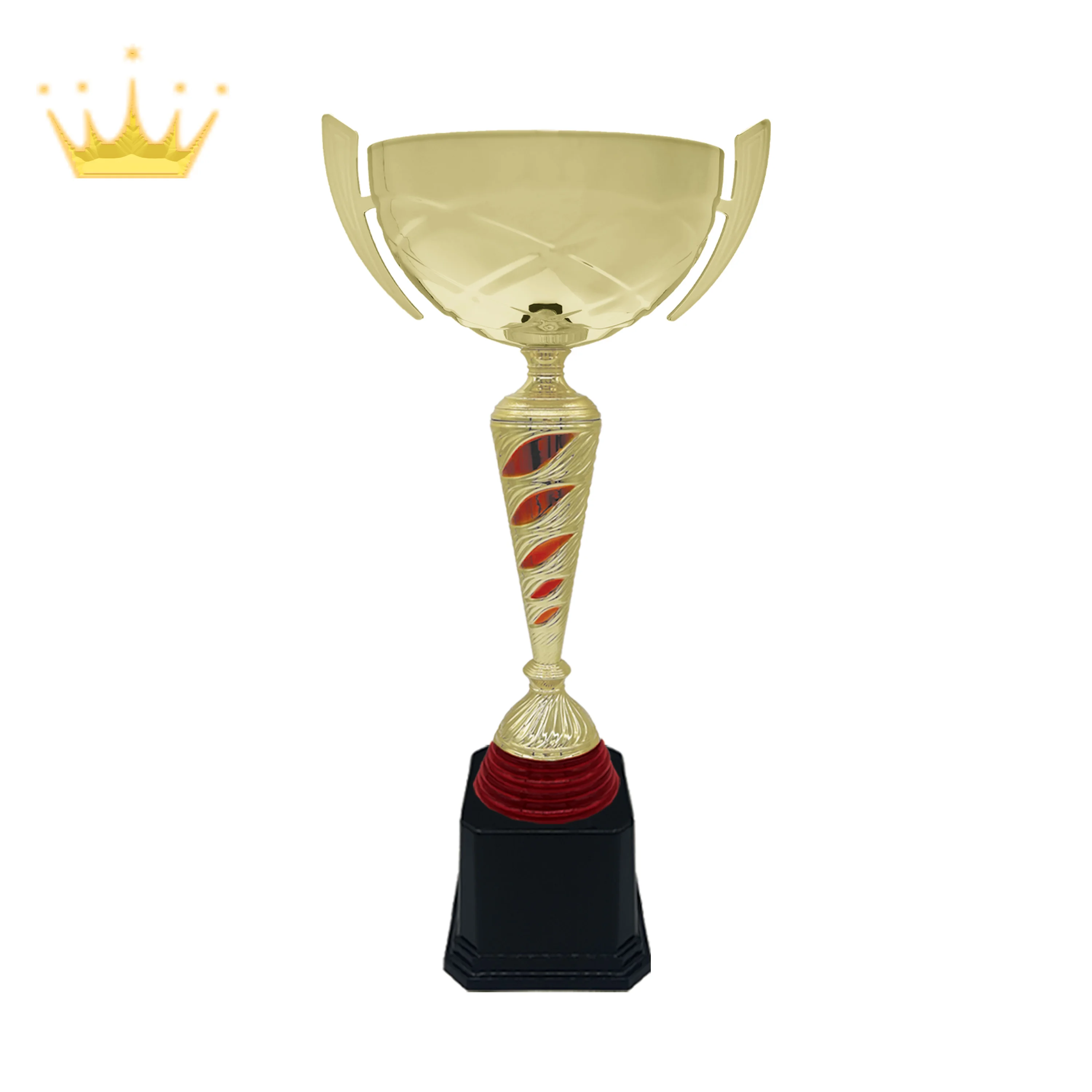 Elegant Half Bowl Metal Cup Trophy With Handle Custom Plated Enamel Pin ...