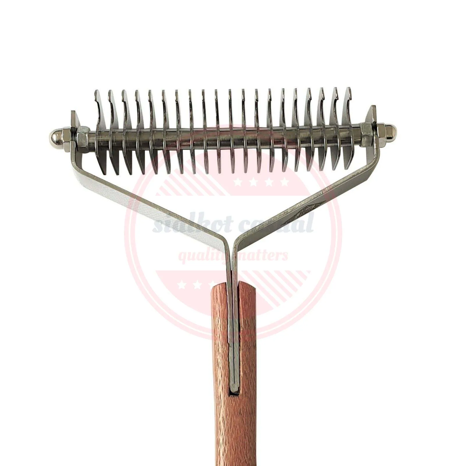 Premium Quality Customized Wooden Handle Pet Grooming Comb| Customized ...