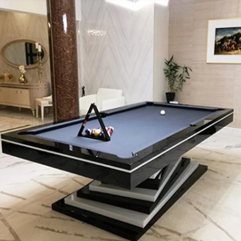New Design Hot Selling Modern Luxury Home Use Pool Table 8ft 9ft Oak ...