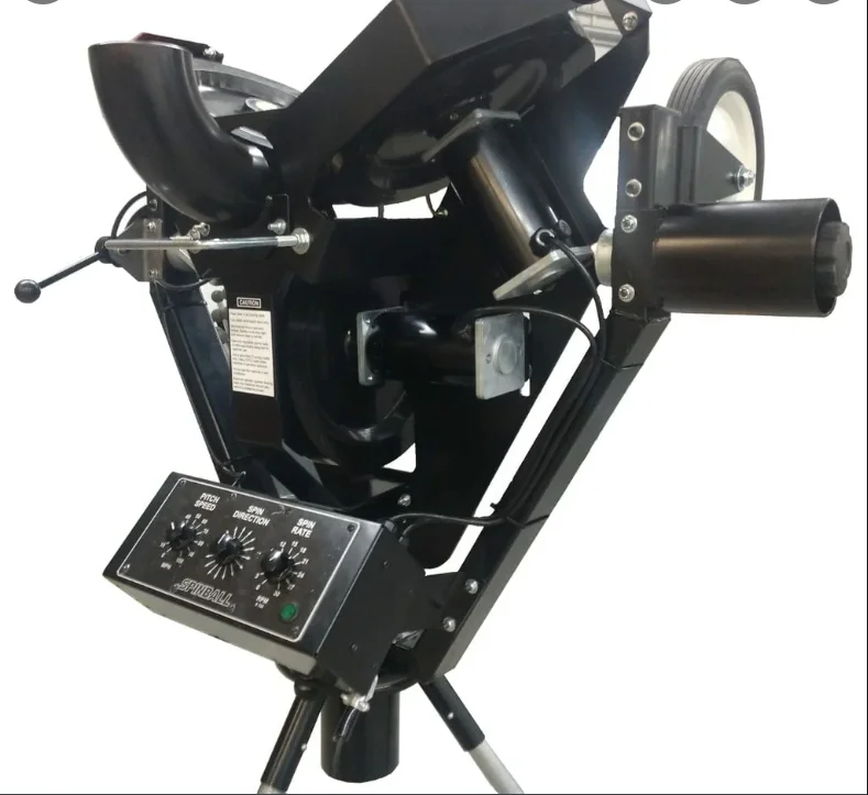 International Full Spinball Wizard 3 Wheel Baseball Pitching Machine ...