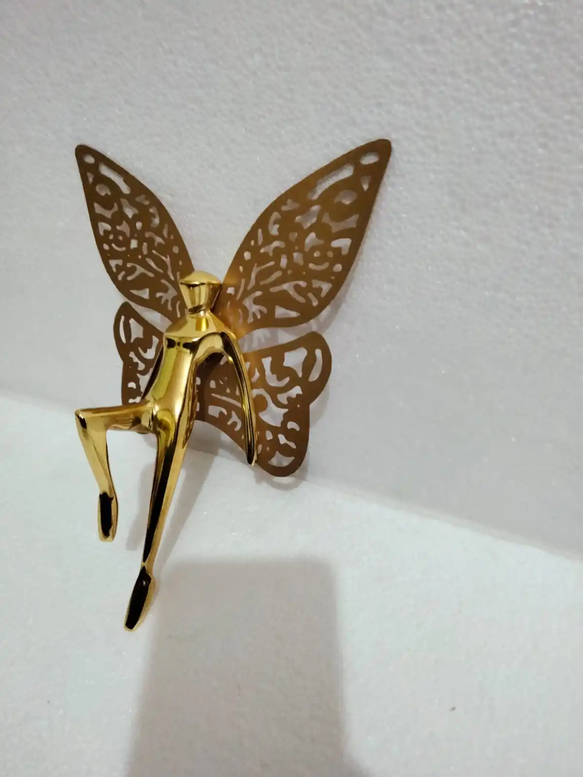 Home Decorative Gold Metal Angel Wall Angel For Wall Decoration - Buy ...
