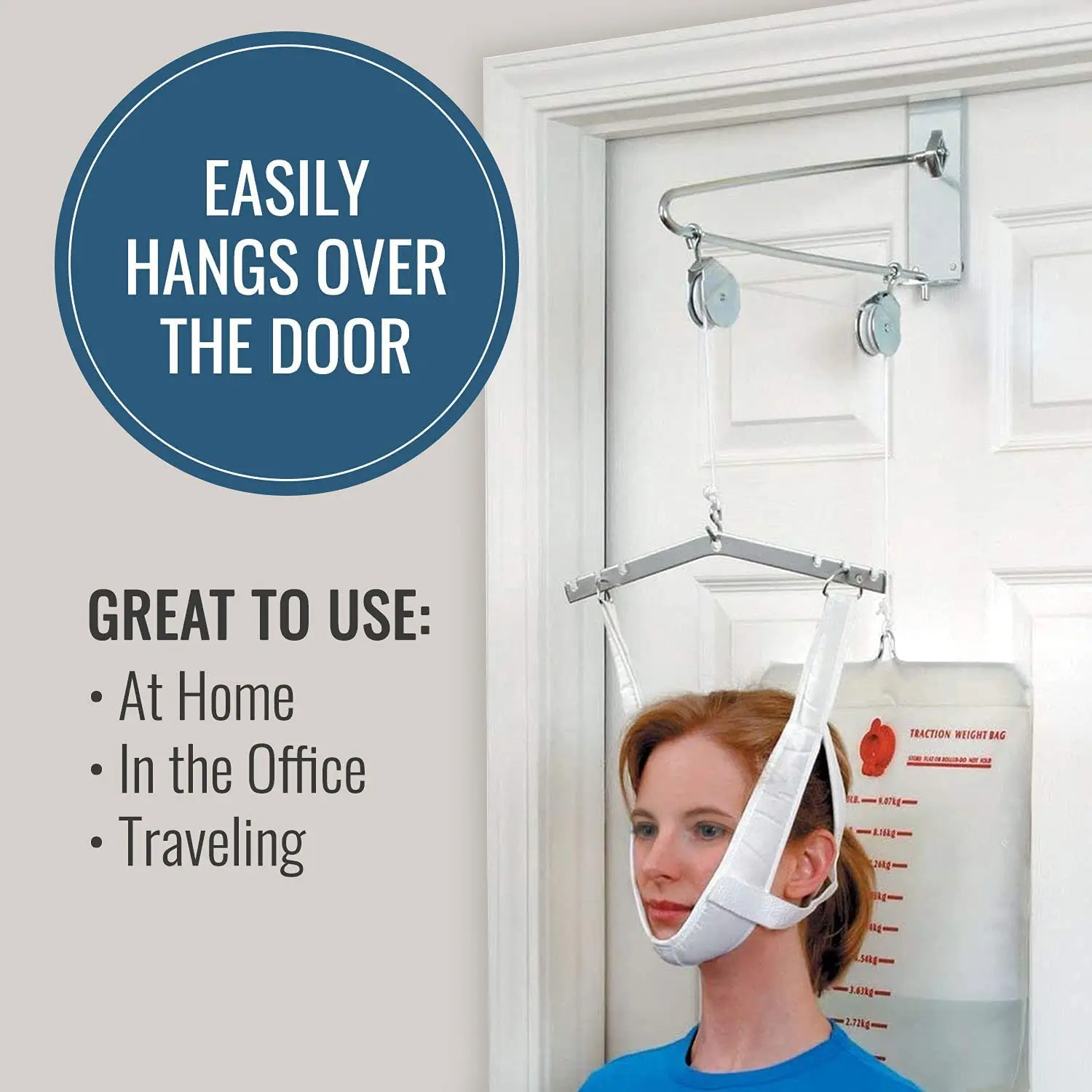 Over The Door Posture Corrector And Cervical Neck Traction Device For ...