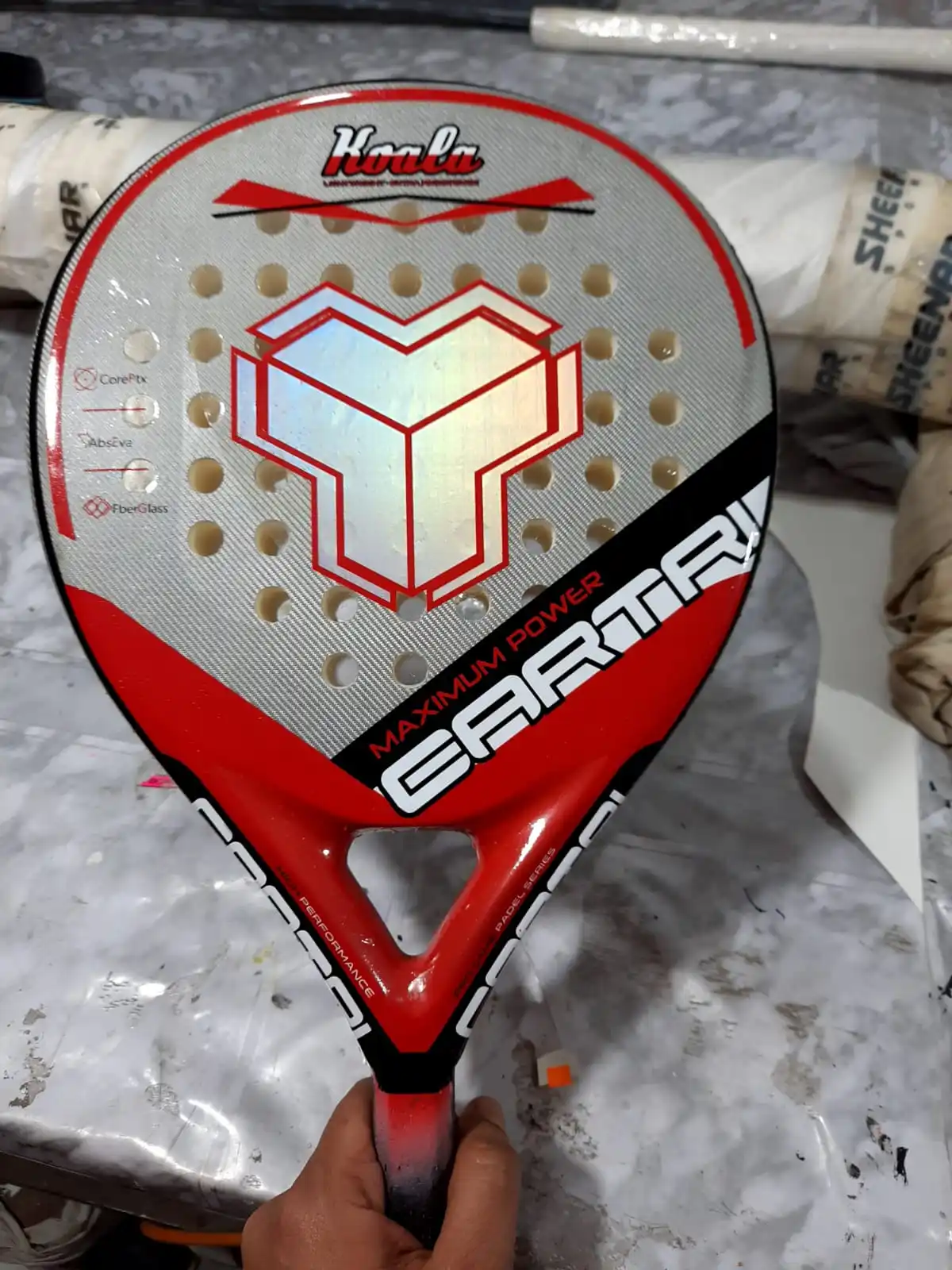 Padel Rackets - Customized PU Grip, Composite Net Material
