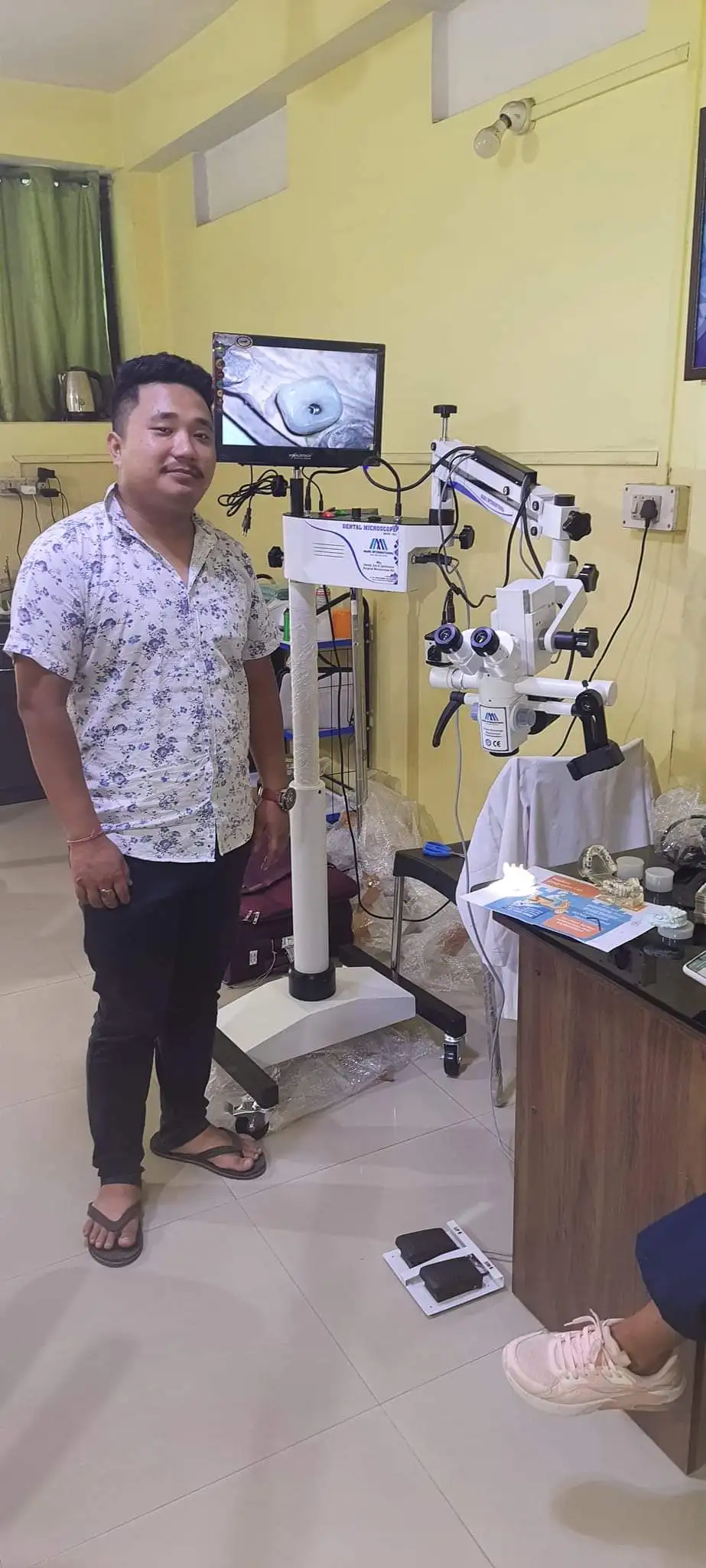 5 Step Dental Surgical Microscope With Tilt Head 0 To 180 Degree ...