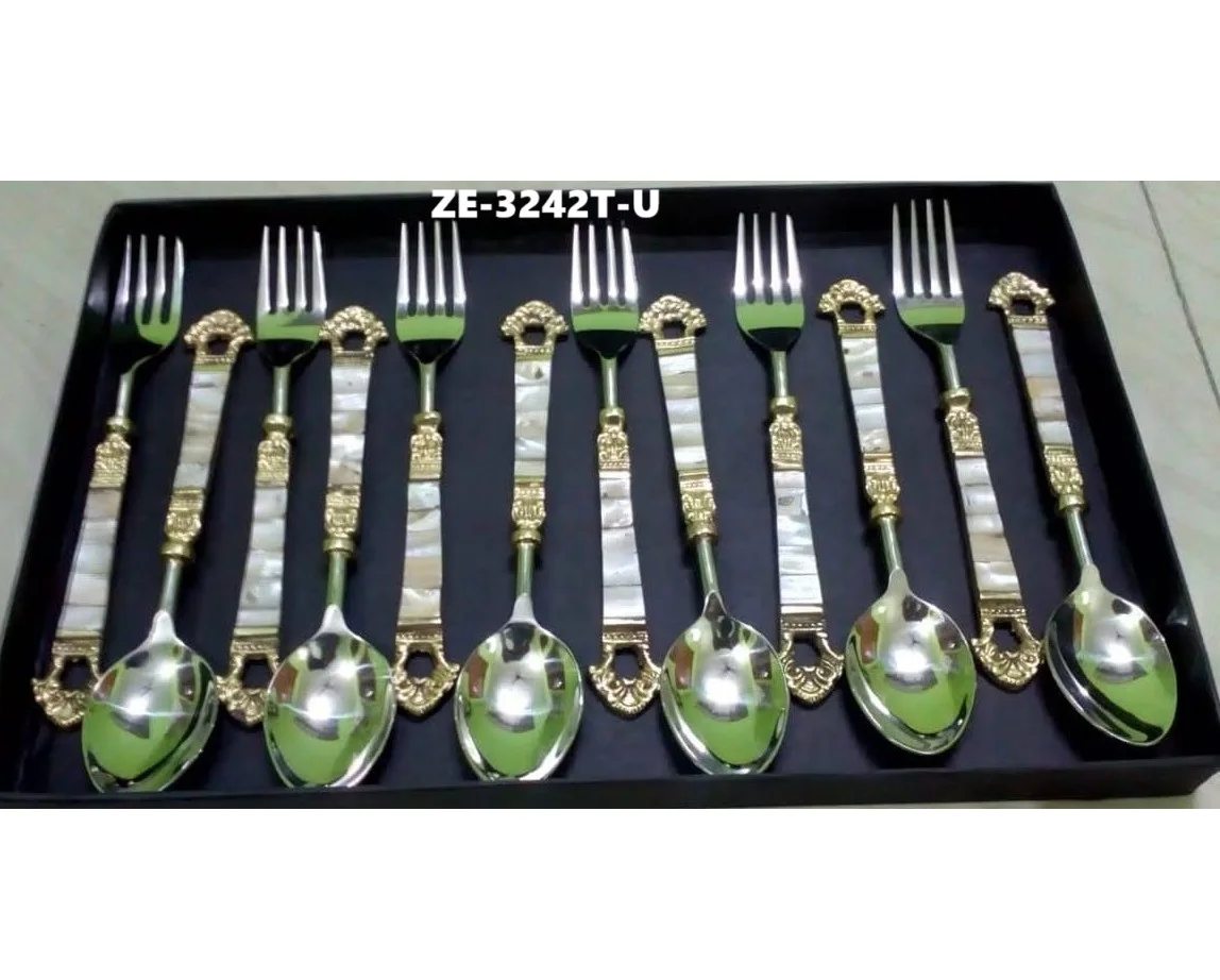 Modern Cutlery Set Contemporary Silverware Collection Flatware Ensemble ...