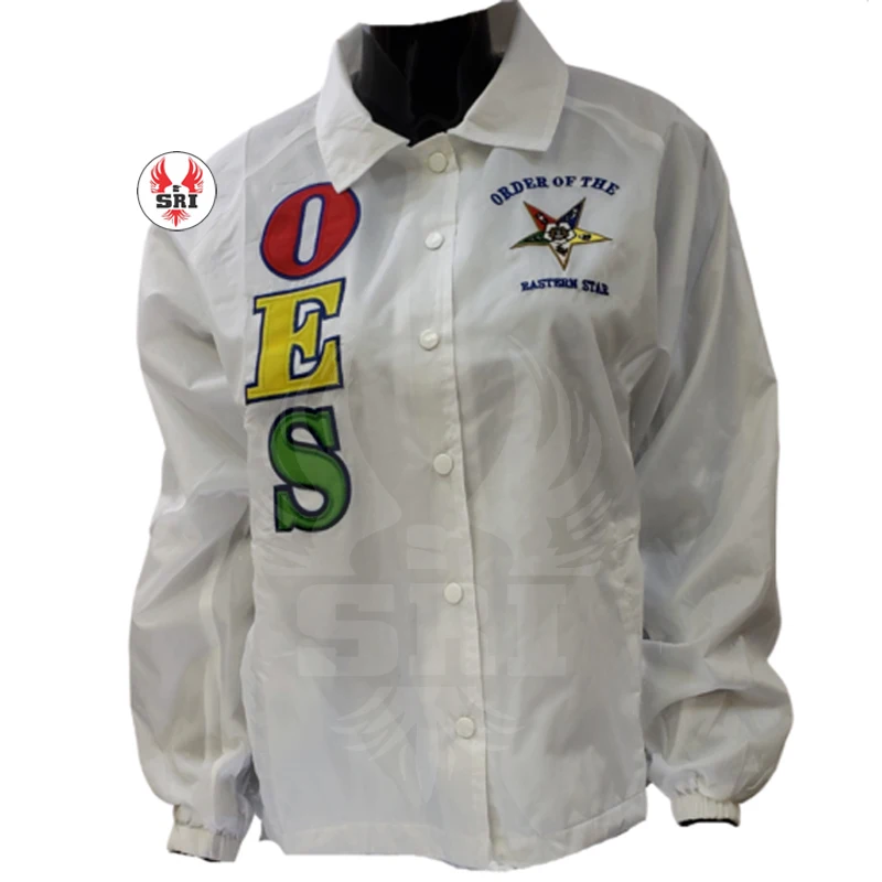Order of the Eastern Star Embroidery Coaches Jacket | OES Embroidered ...