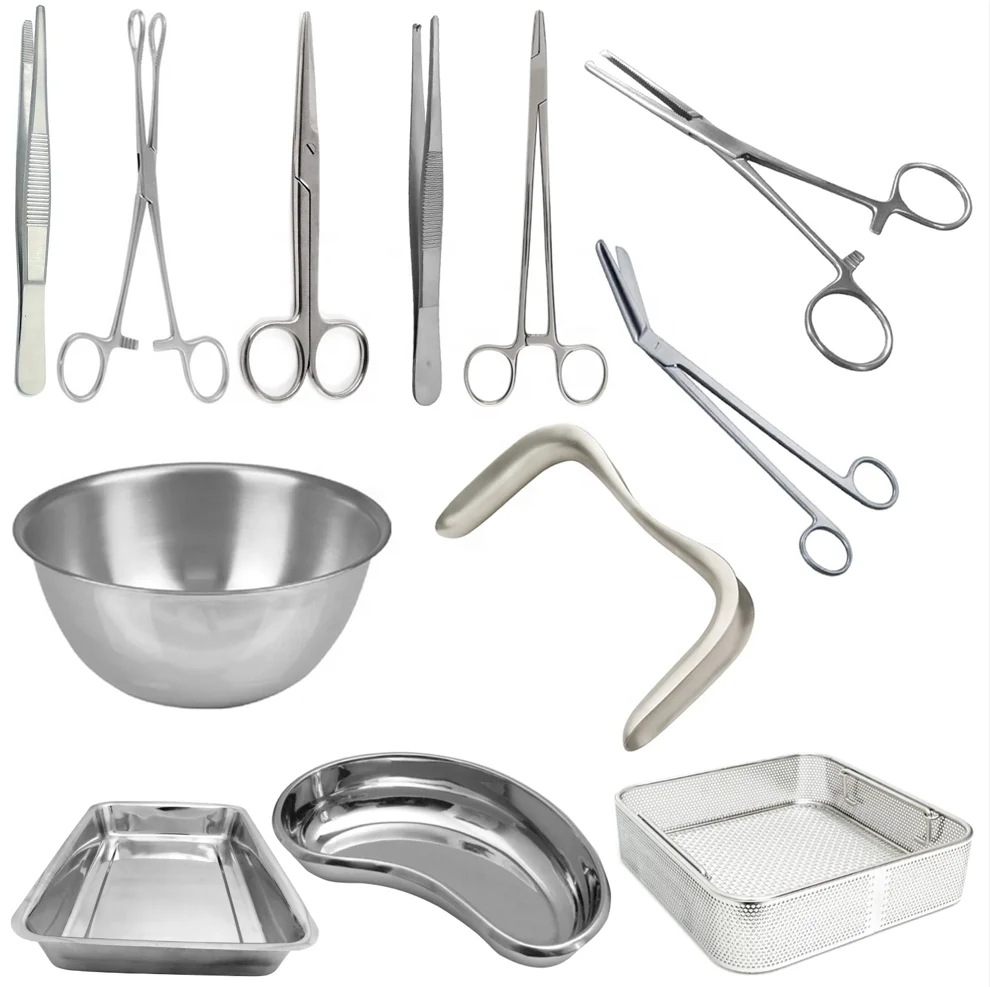 Stainless Steel Reusable Surgery Instruments Set - OEM Available