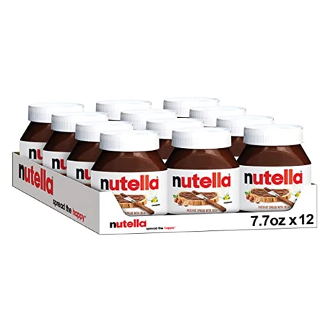 Nutella Ferrero Cacao & Hazelnuts Spread In Jar Chocolate Kosher Dairy ...