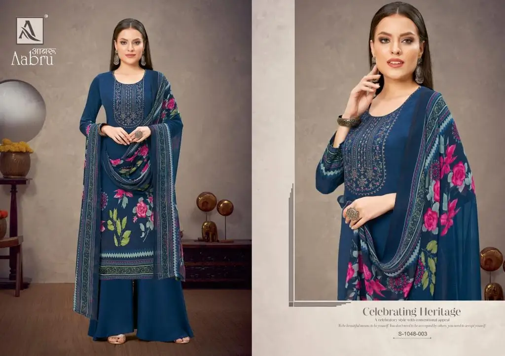 Three Piece Lawn Dress Suit with Fancy Embroidery & Digital Print for ...