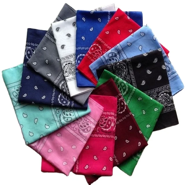 Bandana Square Scarf Custom Best Product Cotton Digital Print Color Men ...