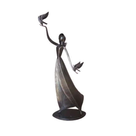 Handmade Abstract Modern Art Woman Statue Figurine Decorative Sculpture ...