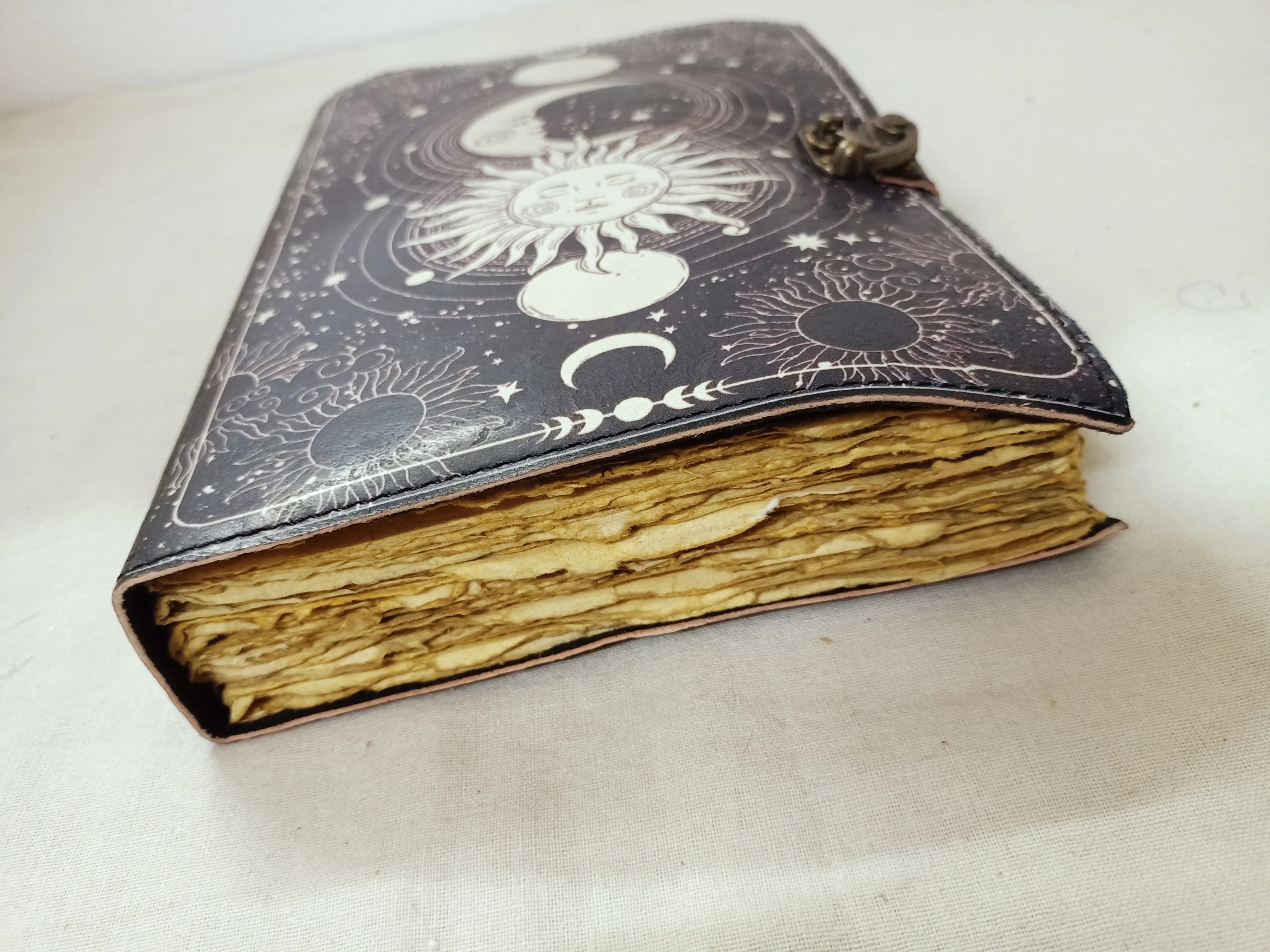 Custom Made Celtic Sun and Moon Themed Printed Leather Journals Made ...