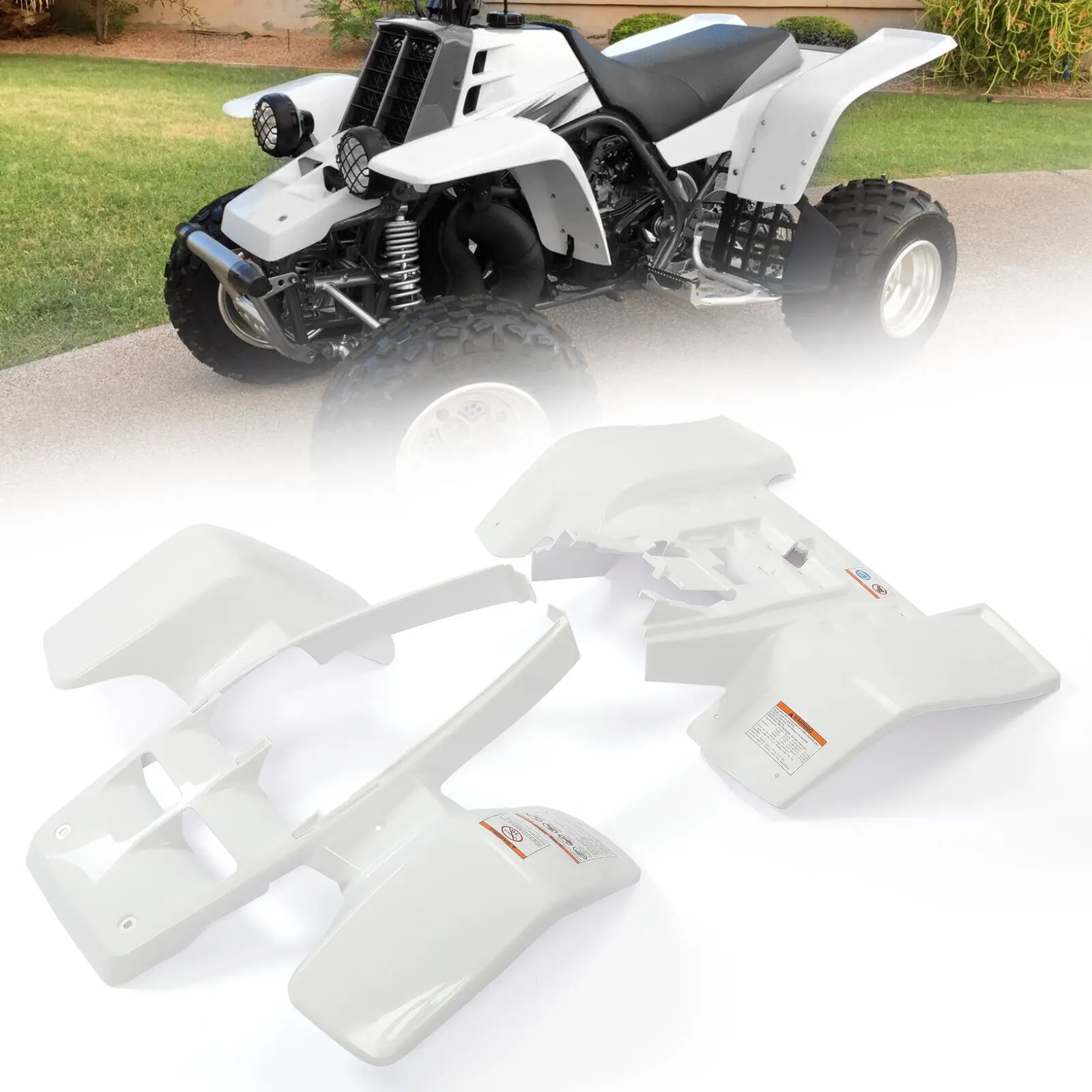 For 1987-2006 Yamaha Banshee 350 Yfz350 Front&rear Fenders Plastic Body ...