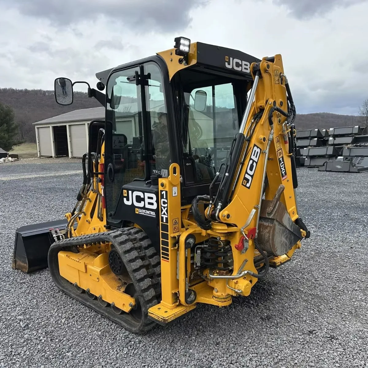 High Efficiency JCB 1CXT Mini Wheel Front Loader with Backhoe Used ...