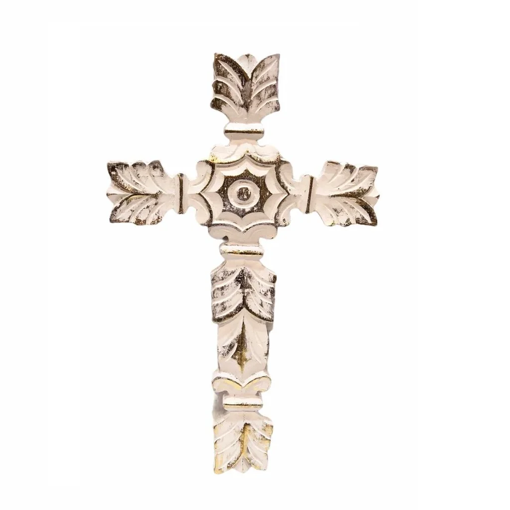 Personalized Jesus Christ Cross Wooden Handmade Carving Catholic Free ...