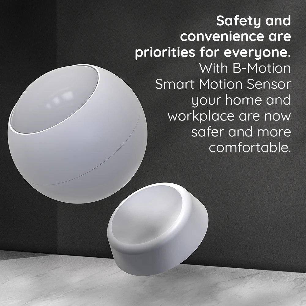 Zigbee Smart Motion Detection Sensor Adjustable Sensitivy Support App ...