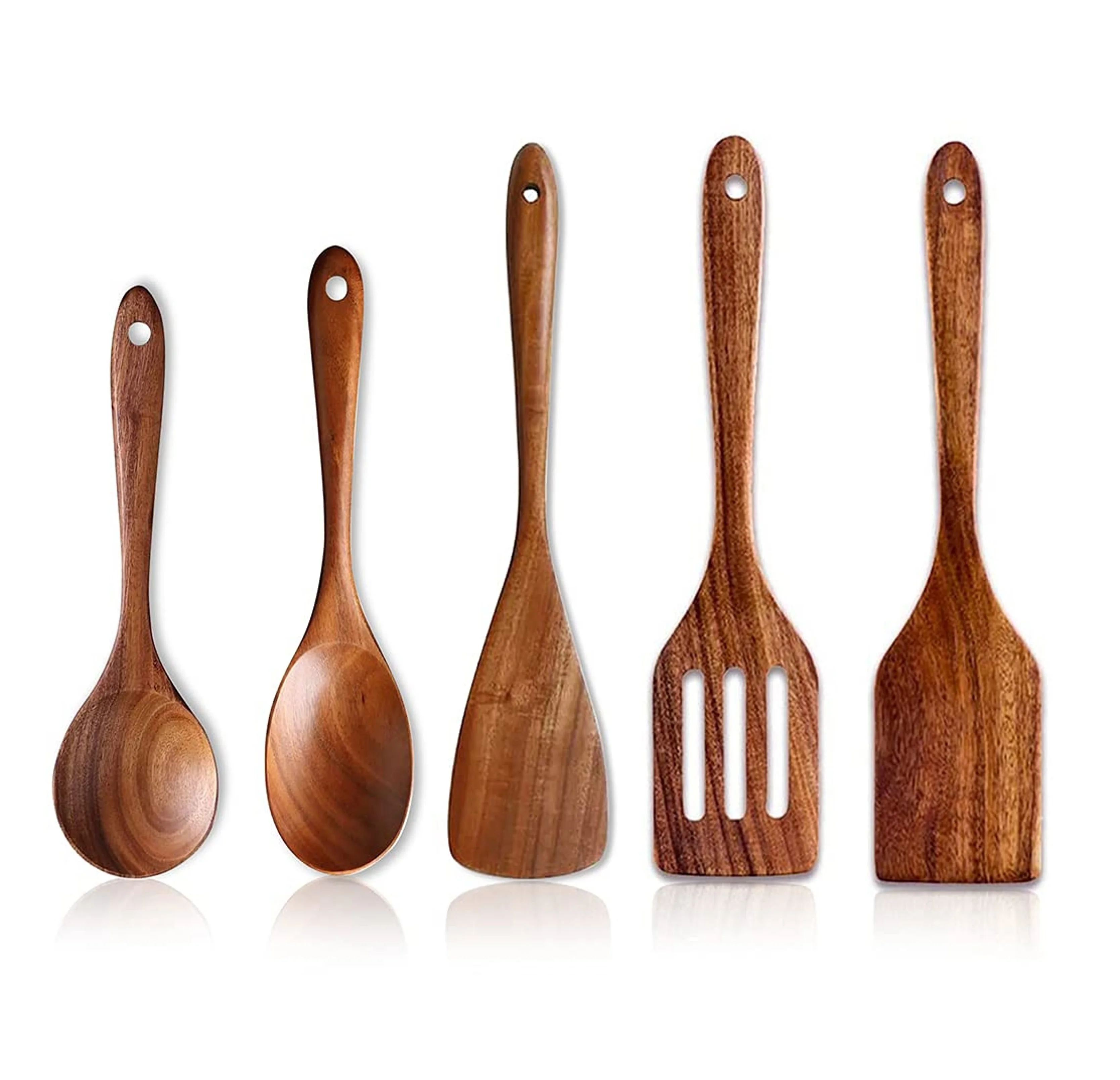 Purple Heart Spoon - Premium Wood Kitchen Utensil Set