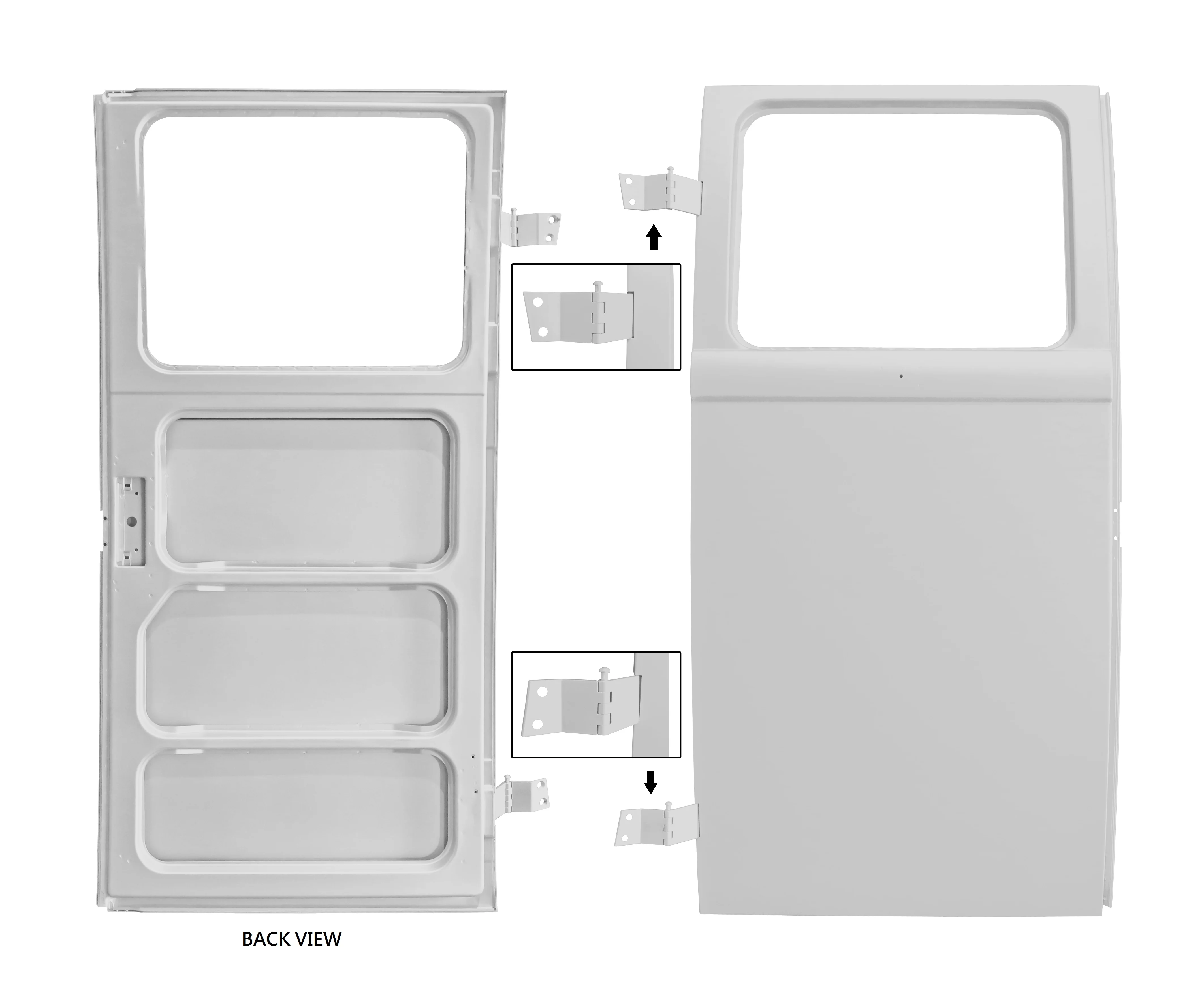 Volkswagen T1 KOMBI BUS VAN CARGO DOOR REAR 59-60 WHOLE VW BUS IS ...