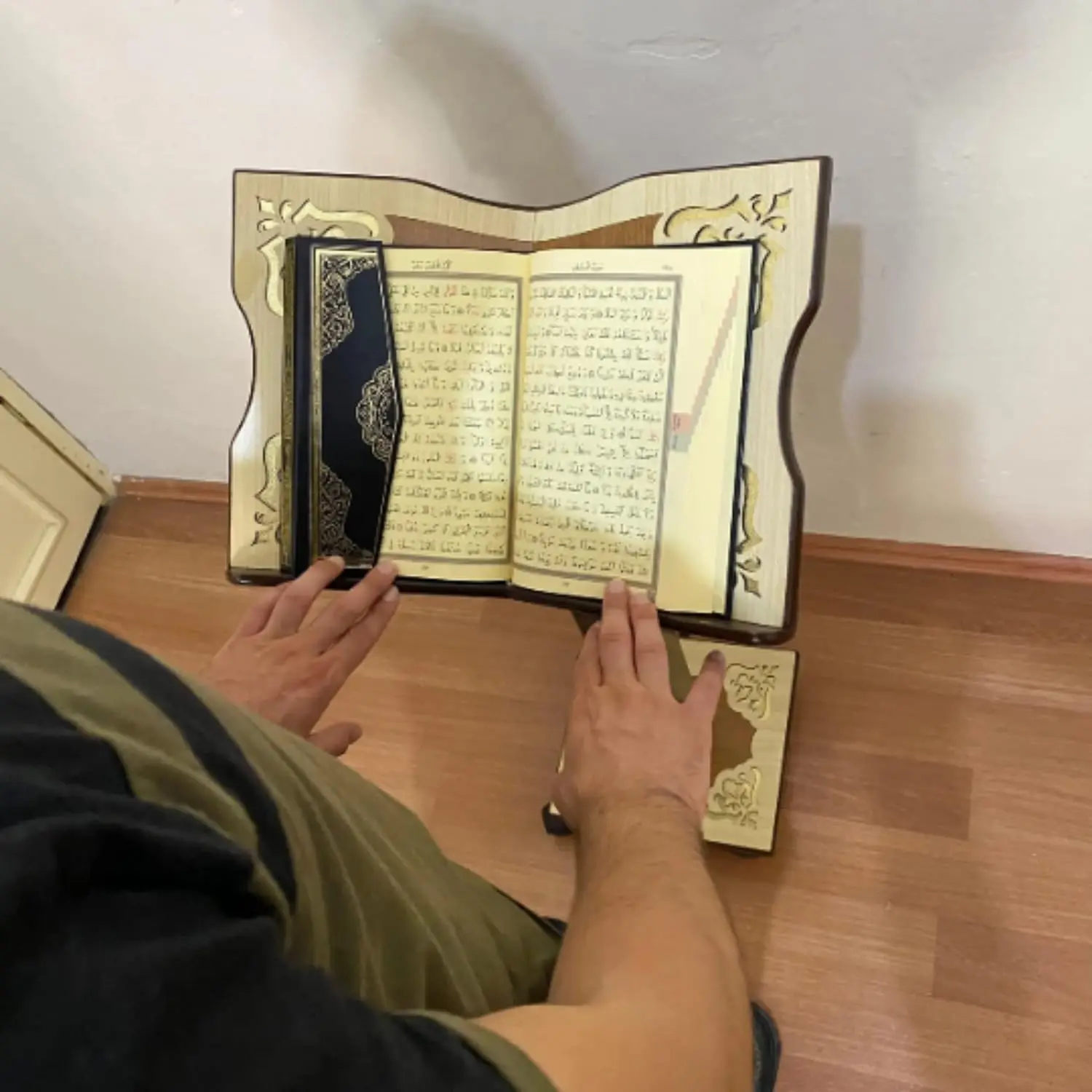 Lux Adjustable Moveable Wooden Book Stand | Quran, Koran Islamic Book ...