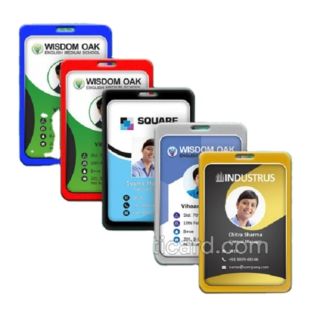 Elegant Smooth Waterproof Aluminum PVC Access Control Card Holder NFC ...