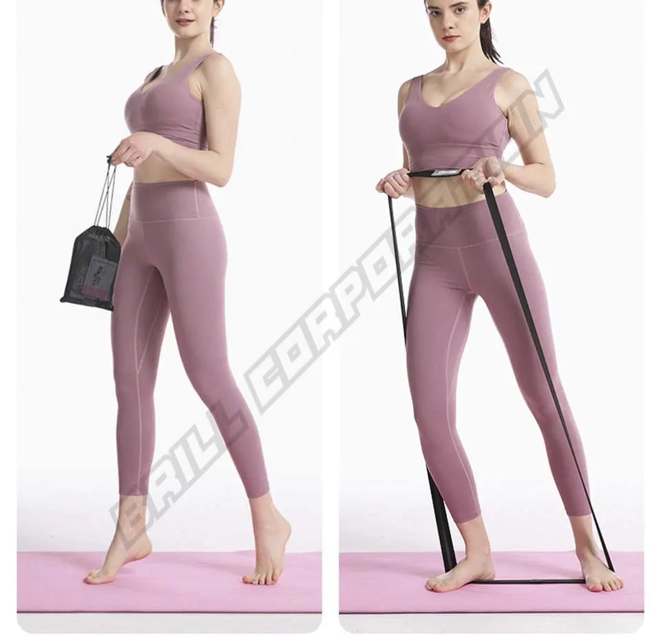 Long Hip Circle Band Heavy Duty Resistance Band Gym / Home Yoga Workout ...