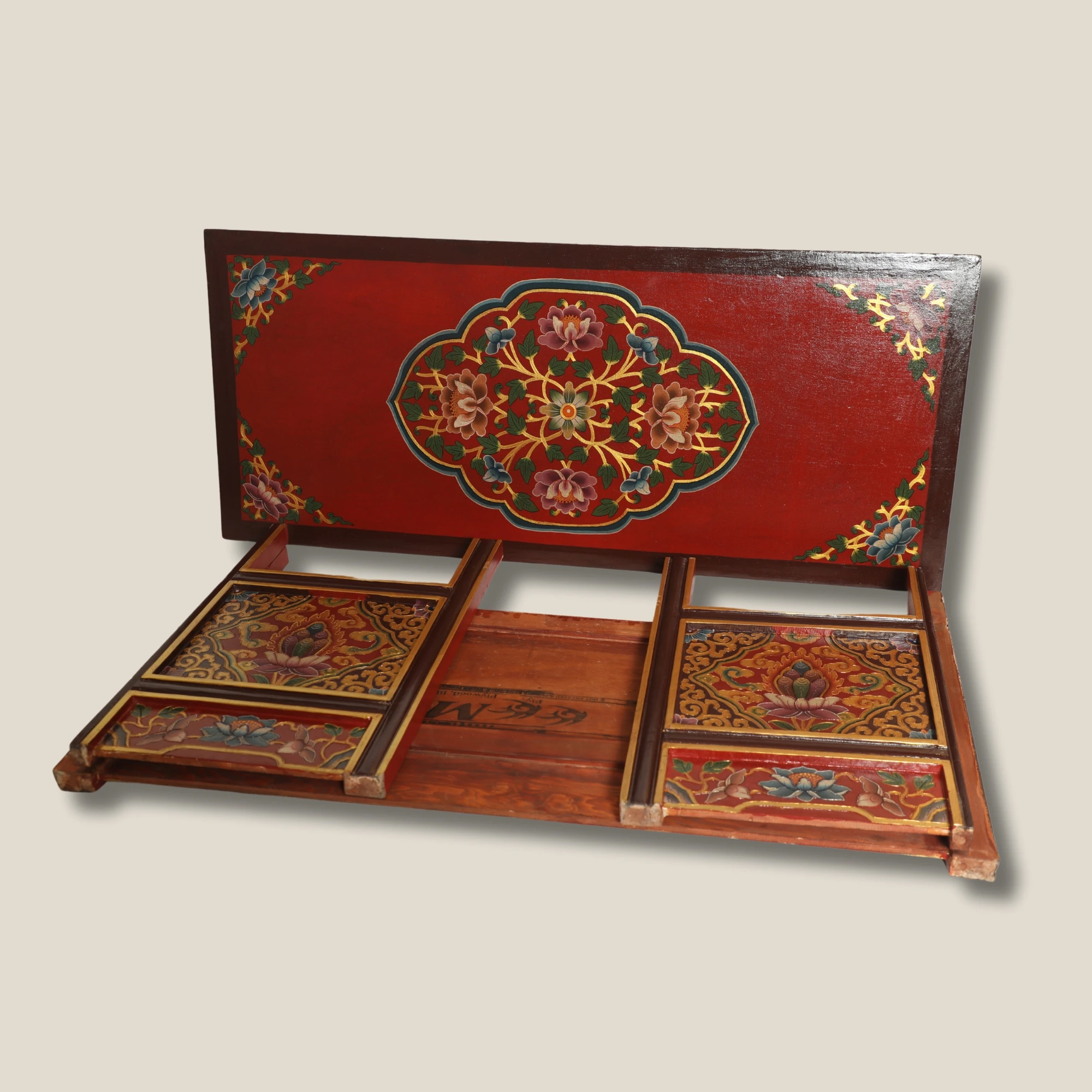 Tibetan Hand-painted Traditional Foldable Table Handmade Foldable ...