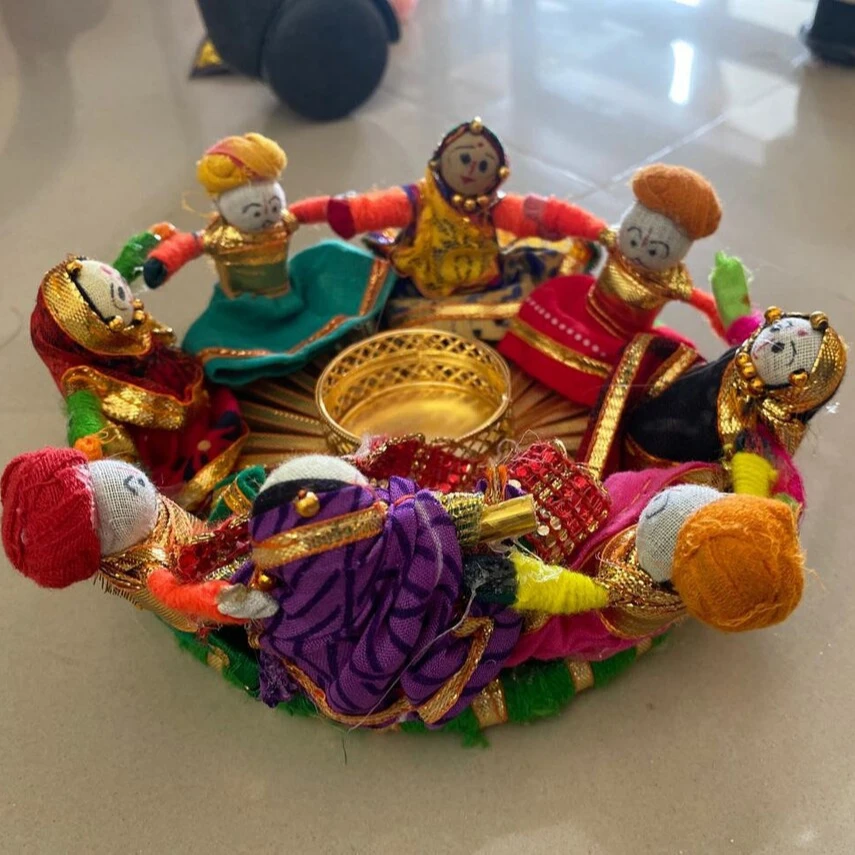 Rajasthani Traditional Handmade Beautiful Design Puppet Tea Light ...