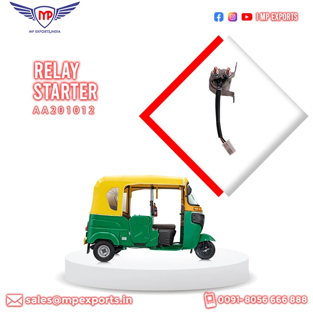 Genuine Quality Relay Starter For Bajaj Re Tuk Tuk Spares Available For ...