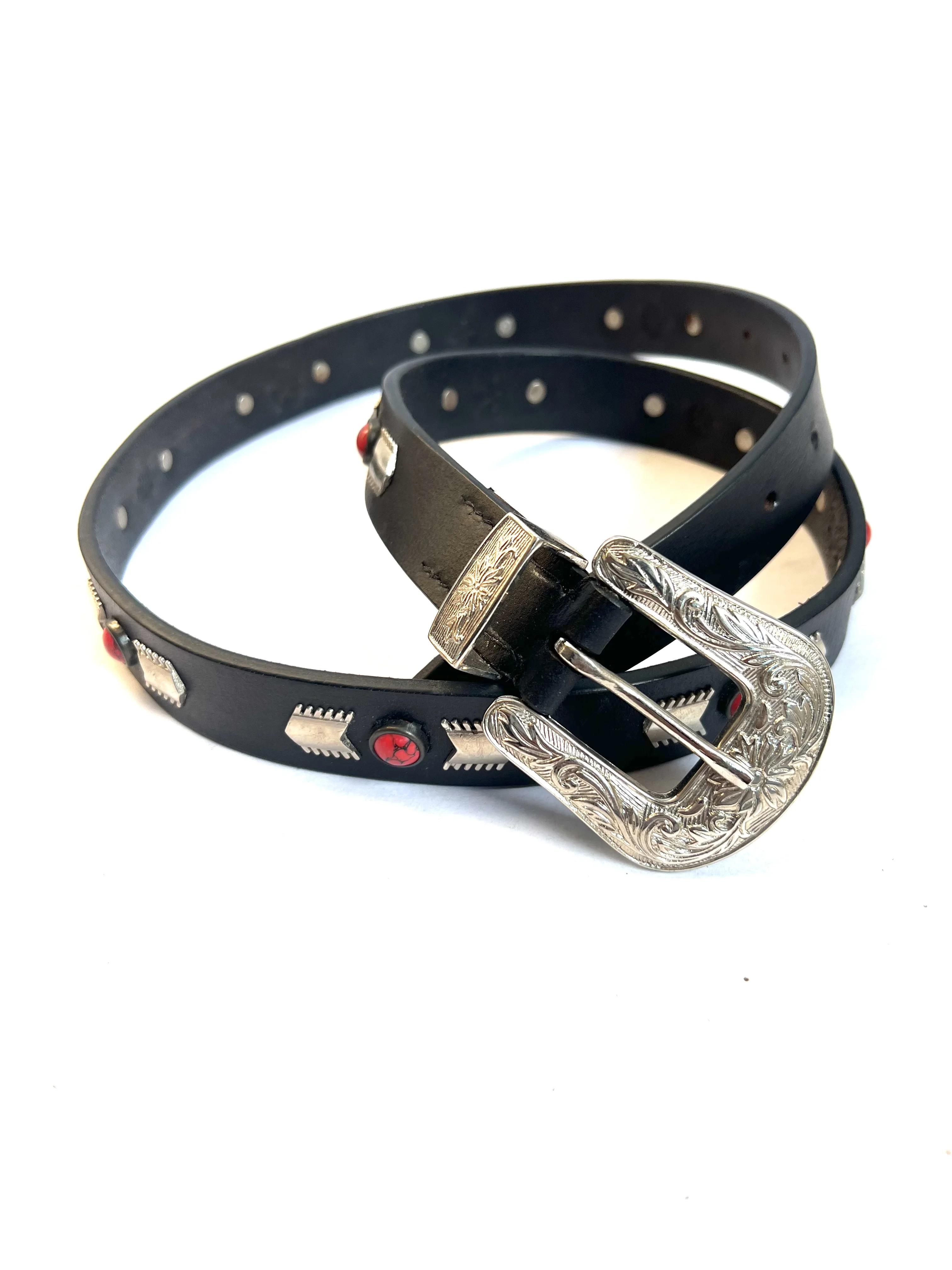 Genuine Leather Studded Belt,Western Leather Studded Belt,Stylish ...
