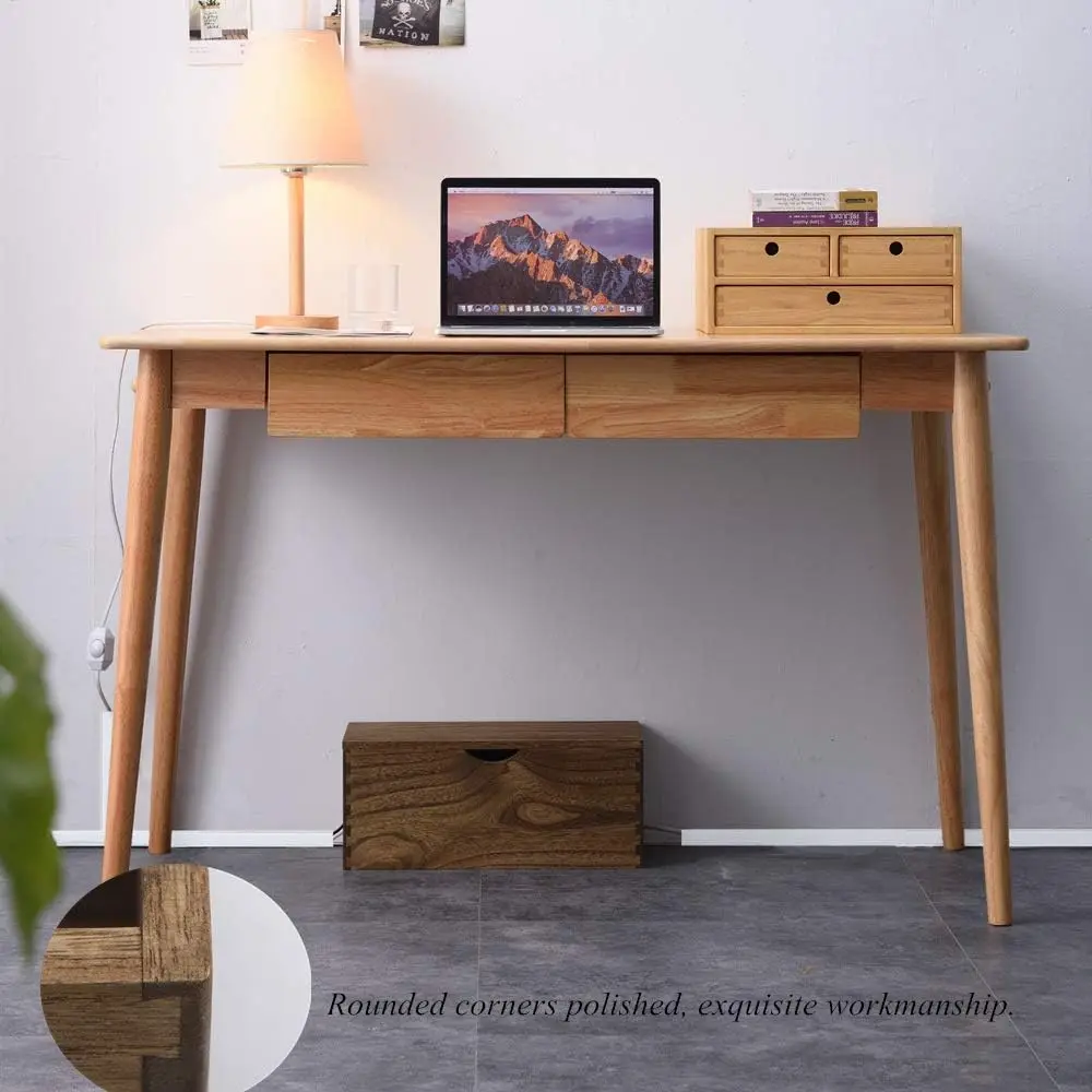 Cable Management Box Wooden Cable Organizer Hide Power Strips ...