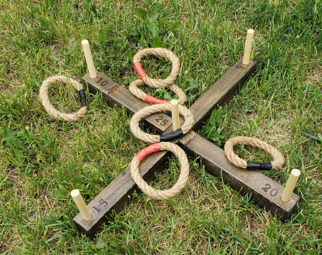 Handmade Quoits Set Jute Rope,Outdoor Fun - Buy Ring Toss Games Best ...