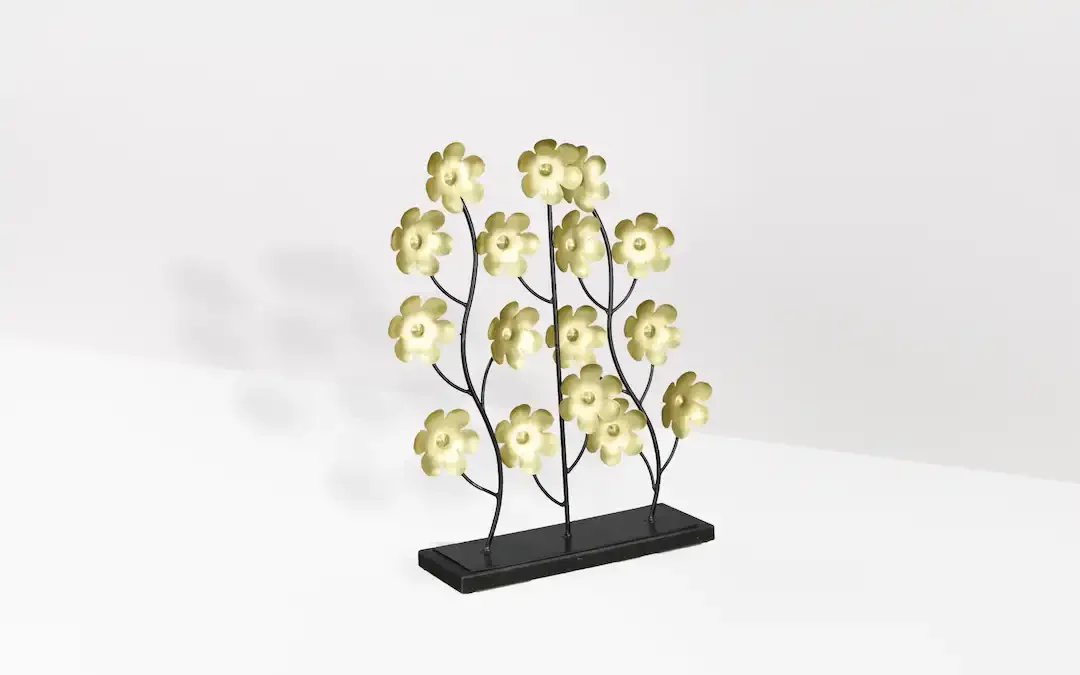 Best Selling Tabletop Flower Metal Art Home Office Table Interior ...