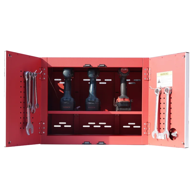Wall Mounted Csps Tool Cabinet 61 X 45 X 61cm In Red With 1 Shelf - Buy ...