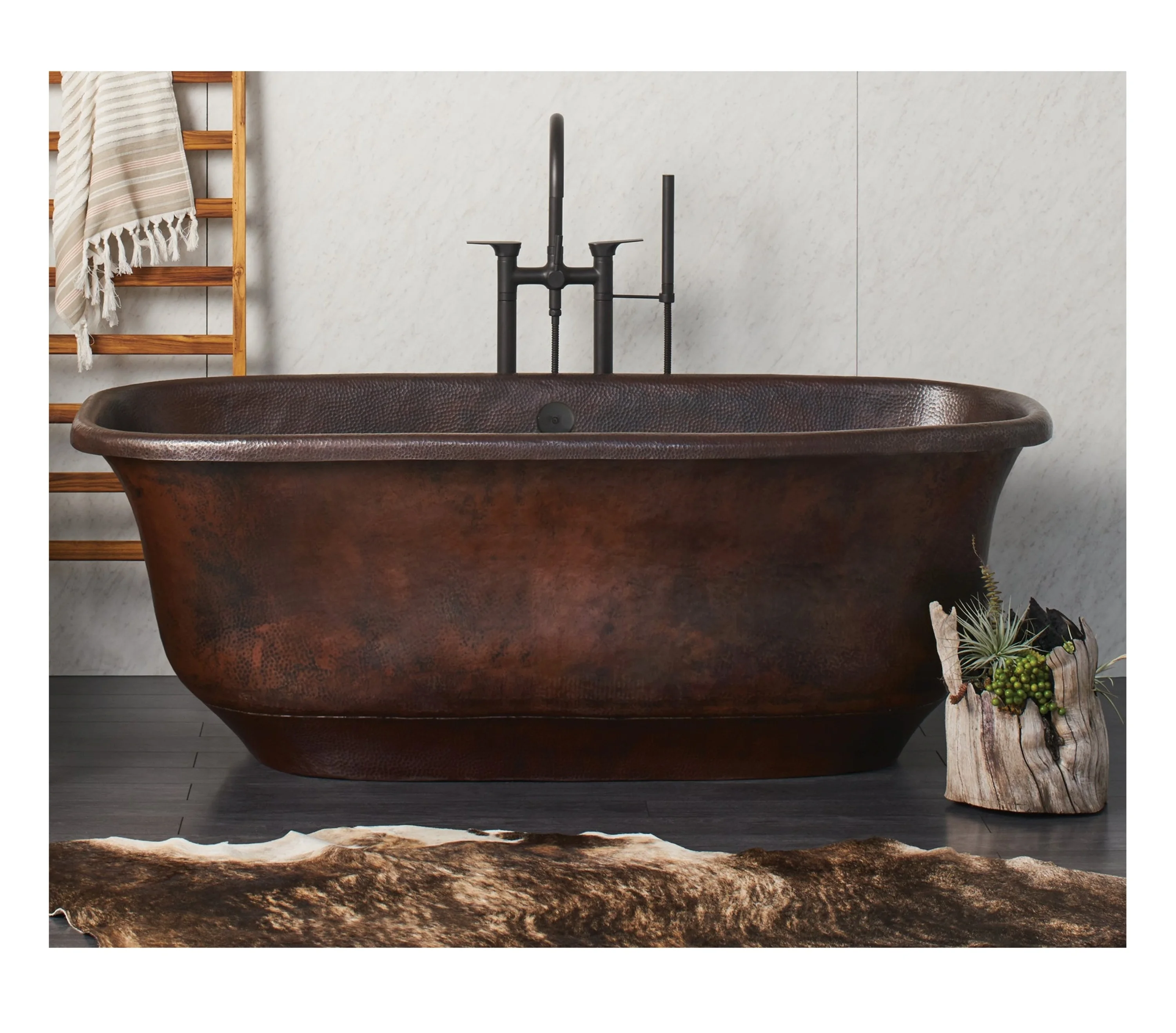 Brass Bath Tub Copper Bathtub Antique Over 100,000 Hammer Strikes Made ...
