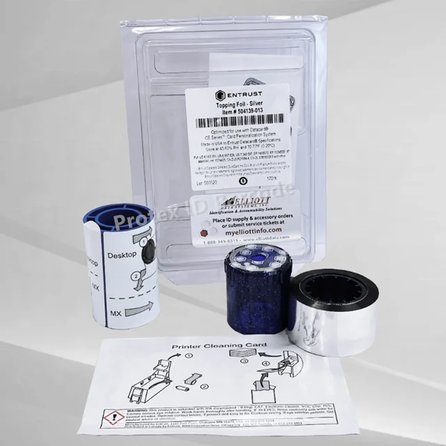 Datacard CE840/CE870 Card Embosser Black Indent Ribbon Datacard 504461 ...