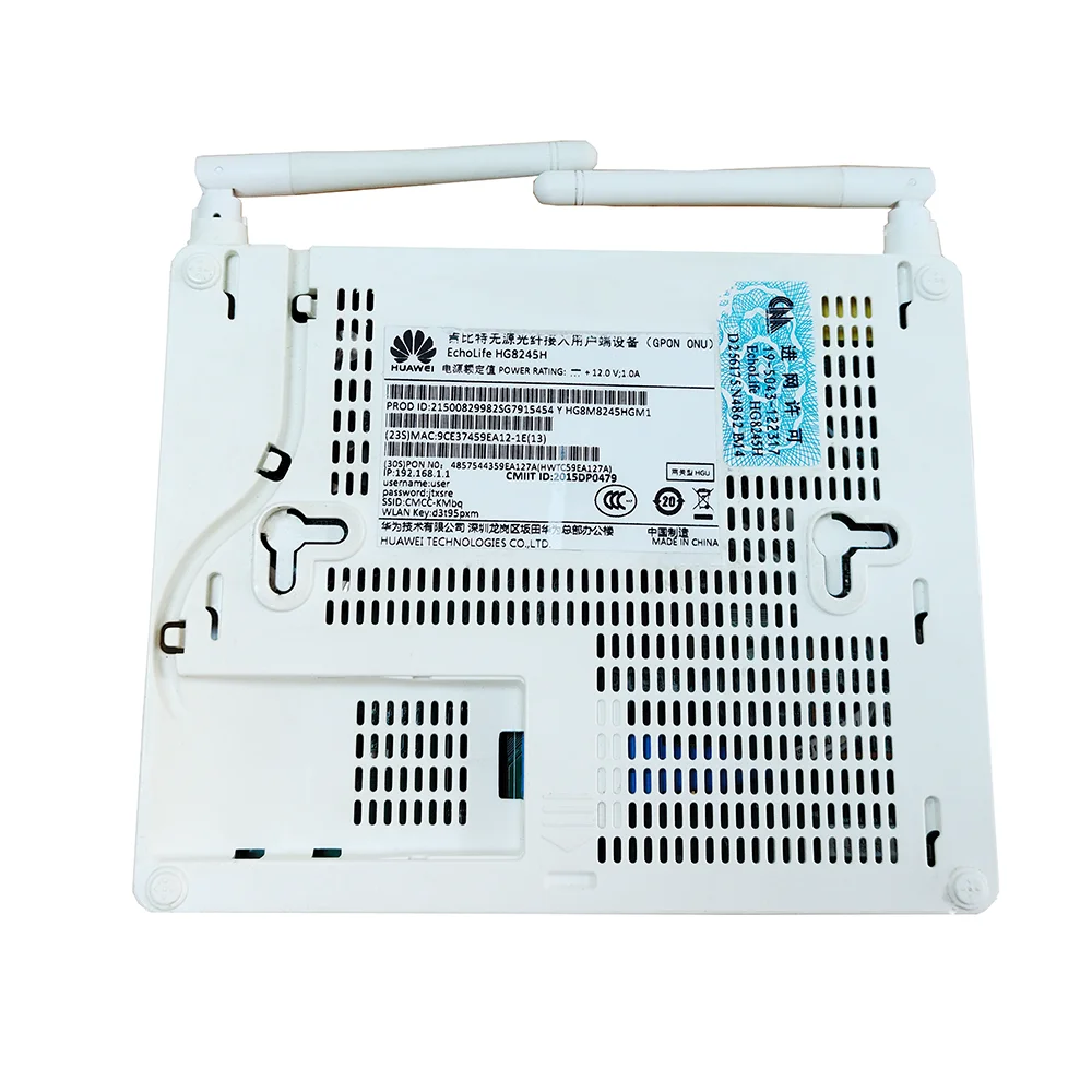 V Echolife Hg8245h Xpon Wireless Gpon Onu Terminal With Class C Onu 4 Ge Lan And 1 Voice Ports