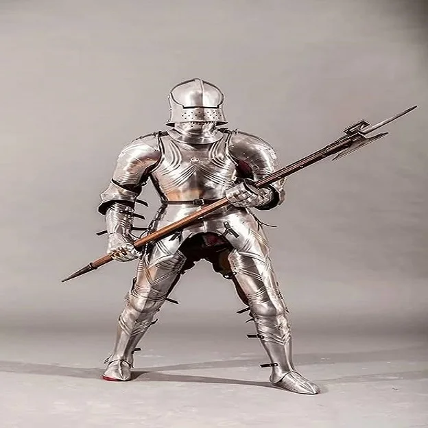 Medieval Body Armor For Role Play & Halloween Crusader Combat Knight ...