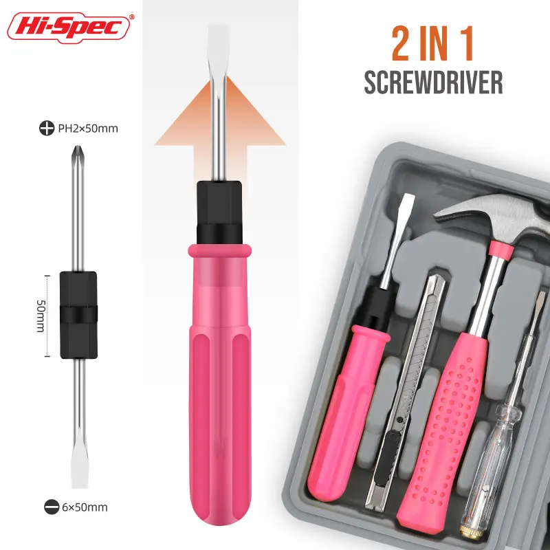 13 Pieces Psc High Quality Pink Tools Set Box Women Lady Tool Kit Sets Toolbox Cases With Tool ...