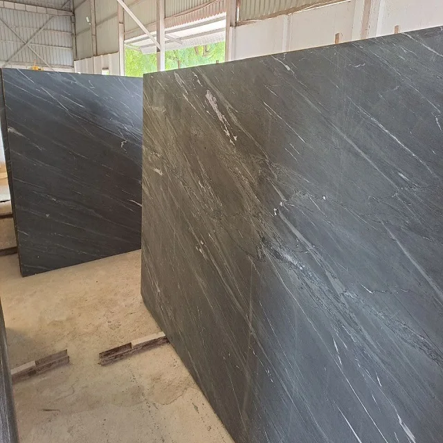 Marine Black Granite Countertops And Slabs Natural Stone Polished ...