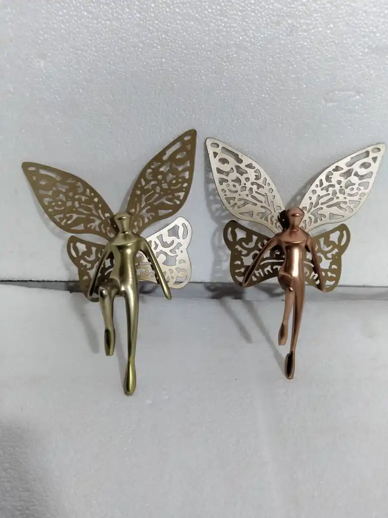 Home Decorative Gold Metal Angel Wall Angel For Wall Decoration - Buy ...