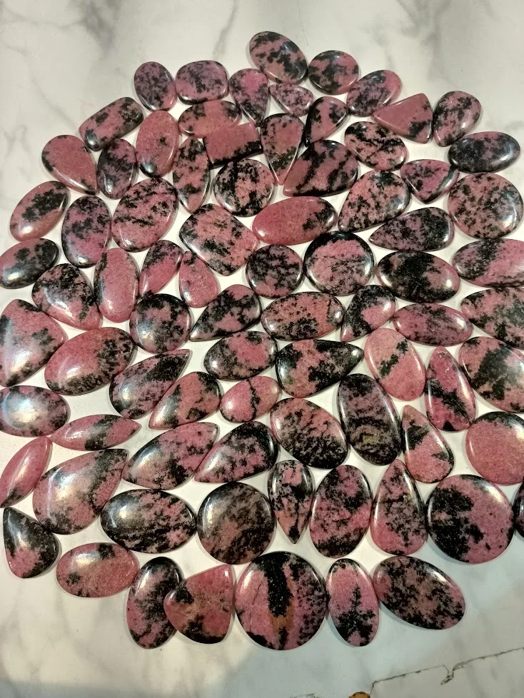 Hot Sale Natural Pink Rhodonite Gemstone in All Shape and Sizes at ...